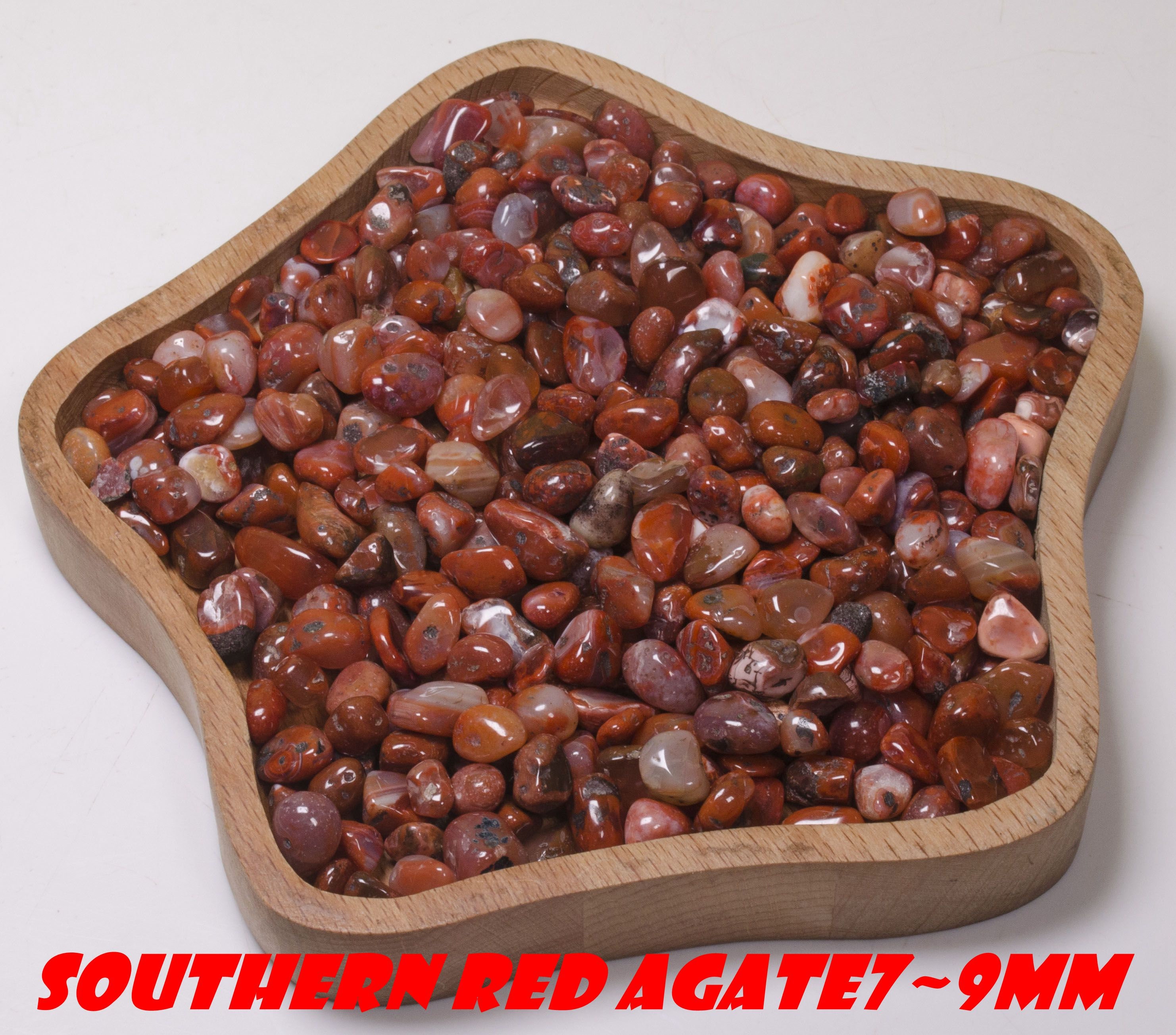 Bulk natural Southern red agate/Undrilled Tumbled Beads/red | Etsy