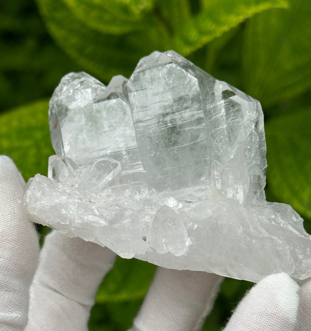 Rare Natural Faden Quartz Tabular Crystal Cluster,pakistan Double ...