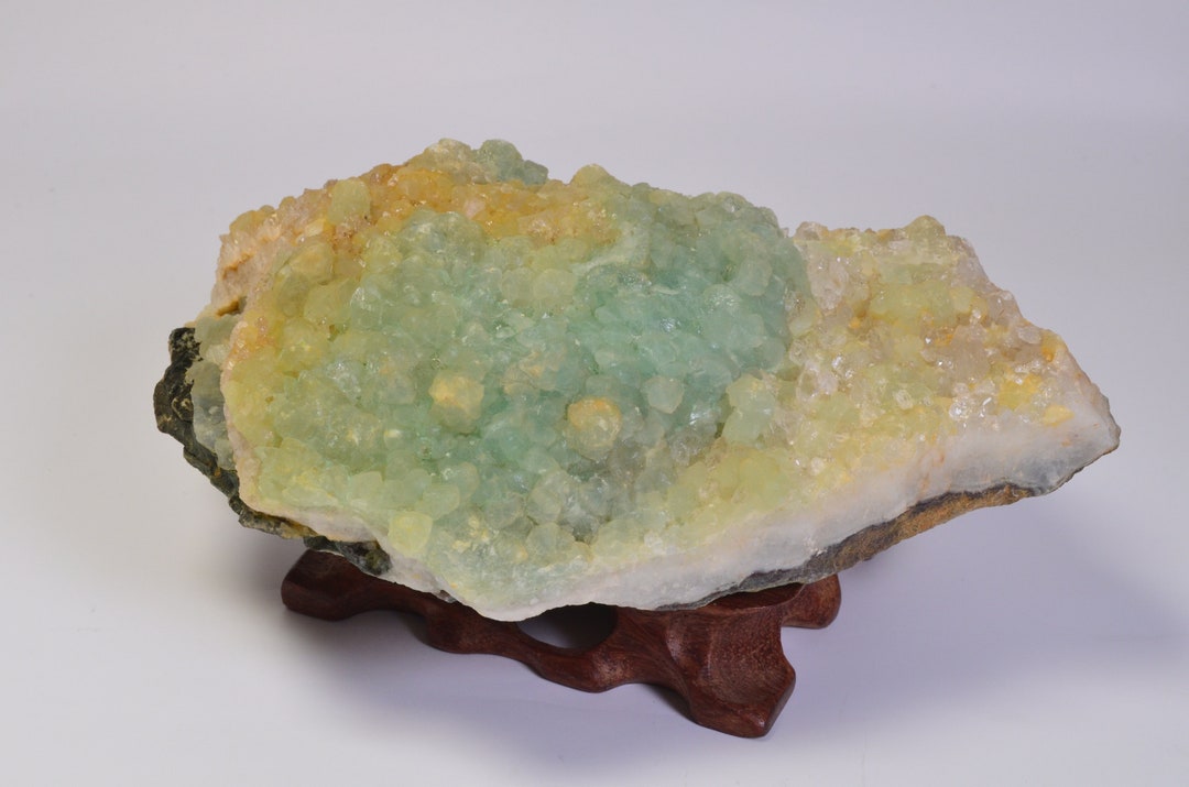 Large Yellow-green Prehnite Rock/natural Prehnite Crystal Quartz for ...