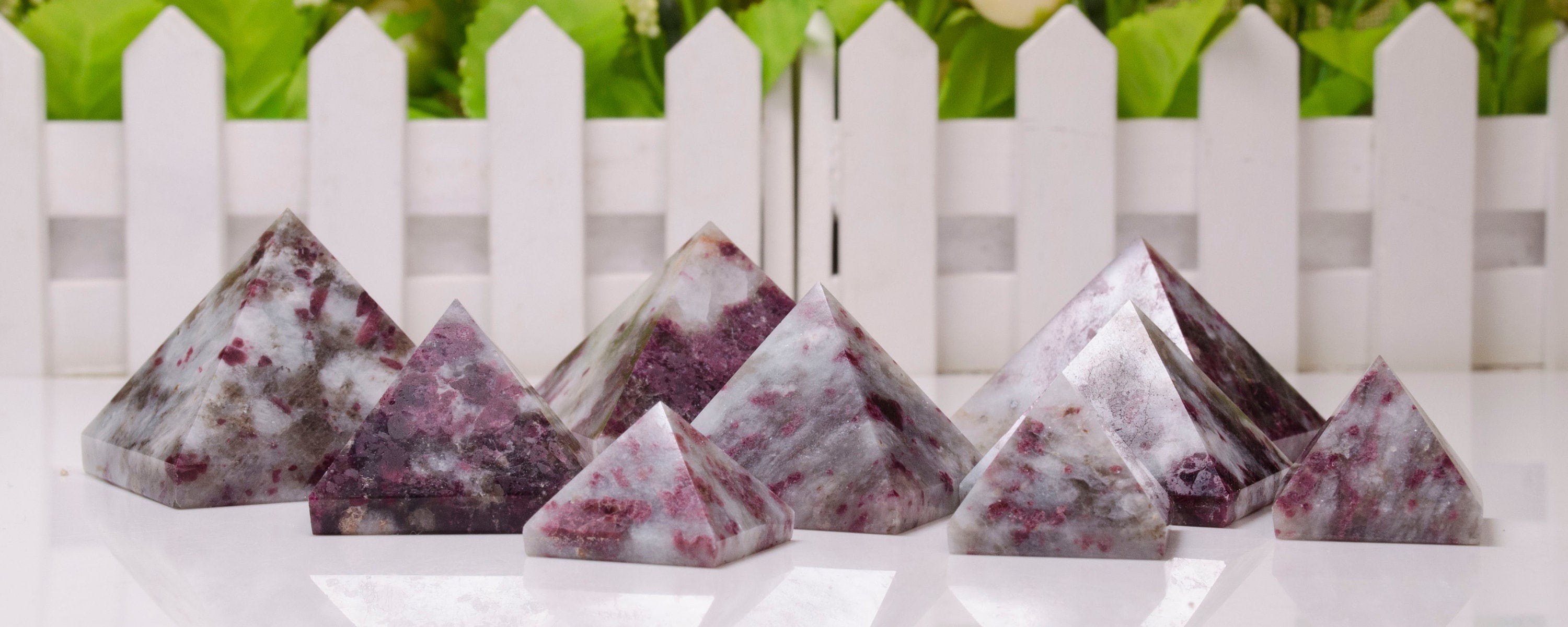 Wholesale Pink Tourmaline Pyramid Natural Gemstone Polished Magic ...
