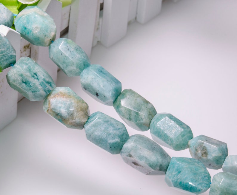 Wholesale Natural Gemstone Cuboid Faceted Nugget Beads Barrel - Etsy
