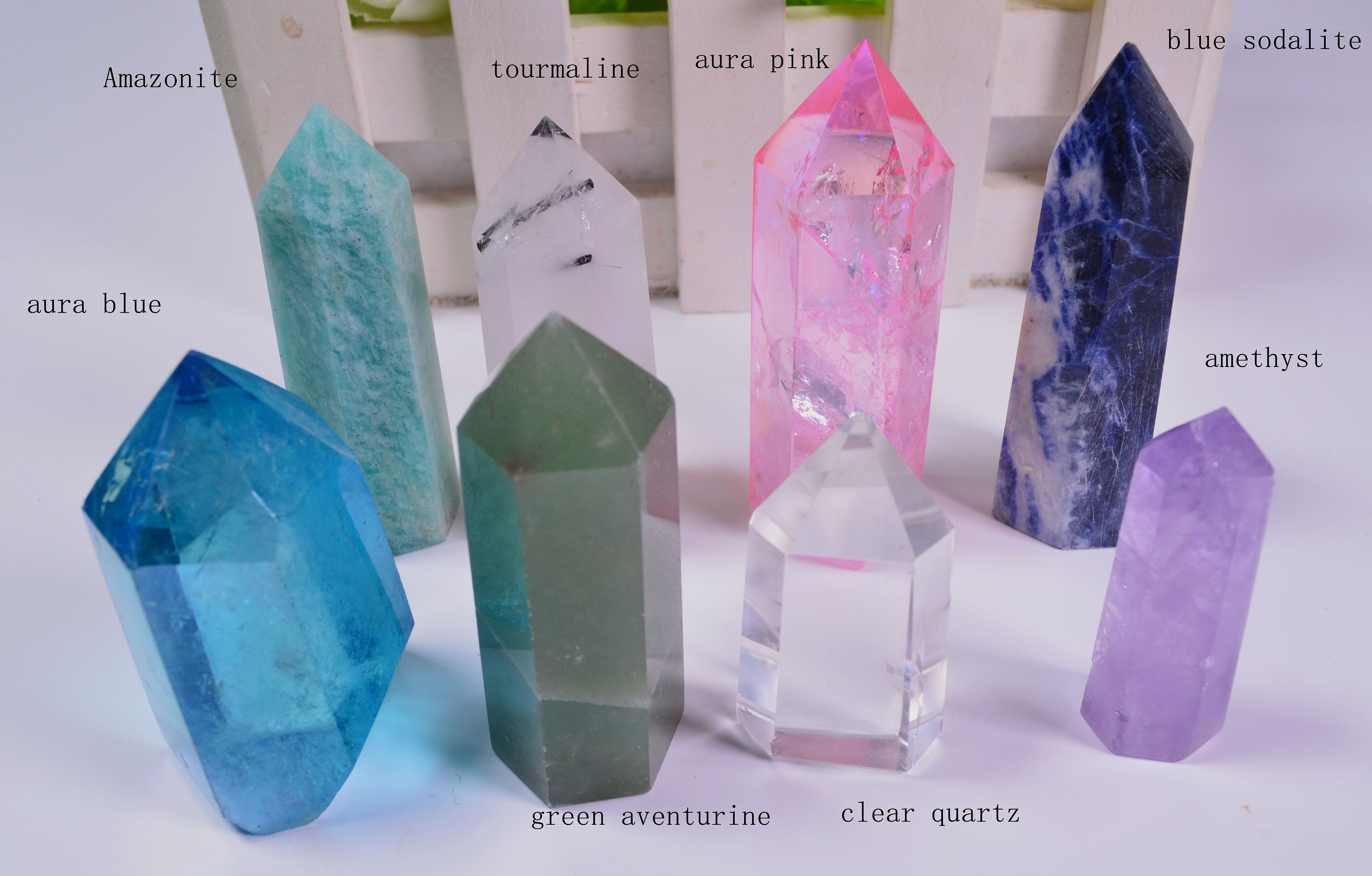 22 crystal towers various colorsquartz obelisktiny | Etsy