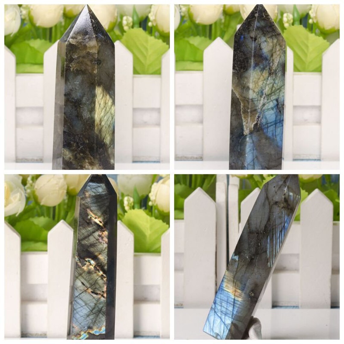 Super Chakra Labaradorite Tower Obelisk Healing Polished Gift for ...