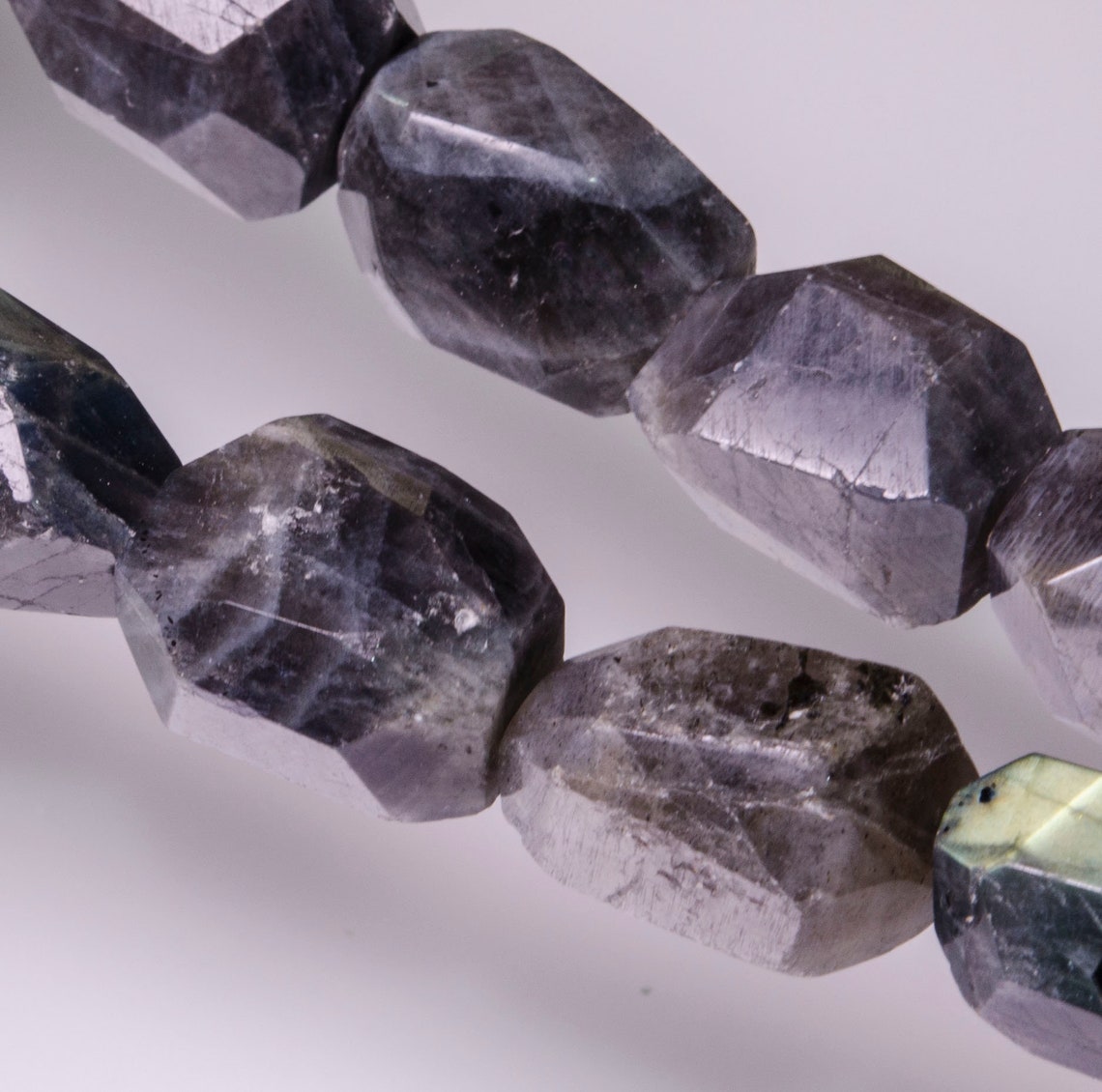 Wholesale Labradorite Natural Stone Cuboid Faceted Nugget - Etsy