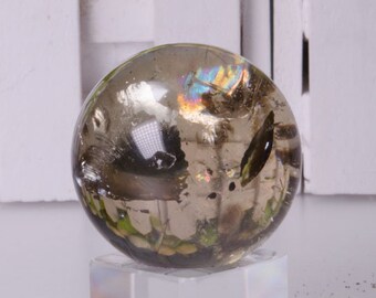 Wholesale Clear Aura Crystal Sphere Red Aura Quartz Beautiful - Etsy