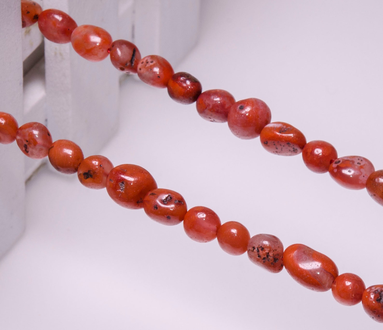 Wholesale Southern Red Agate Natural Gemstone Polished Quartz Beads for ...