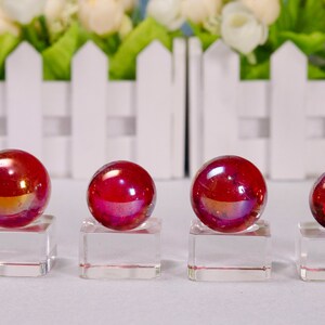 Wholesale Clear Aura Crystal Sphere Red Aura Quartz Beautiful Natural ...