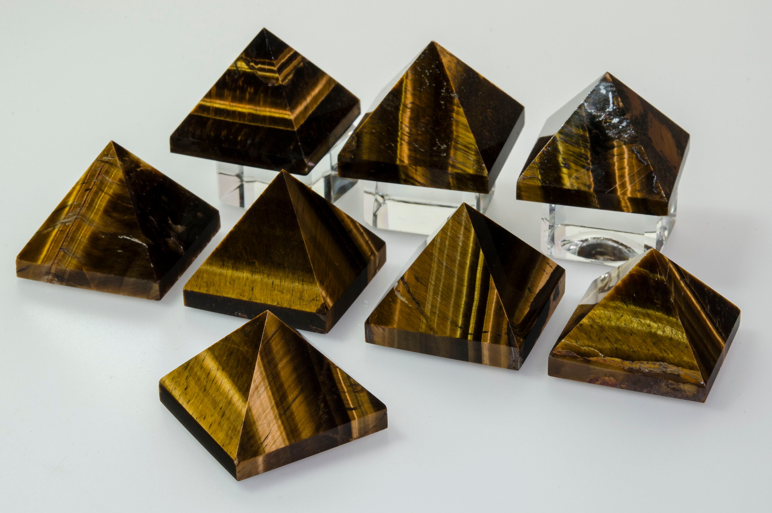 Wholesale Tiger Eye Pyramid Rare Beautiful Natural Gemstone | Etsy