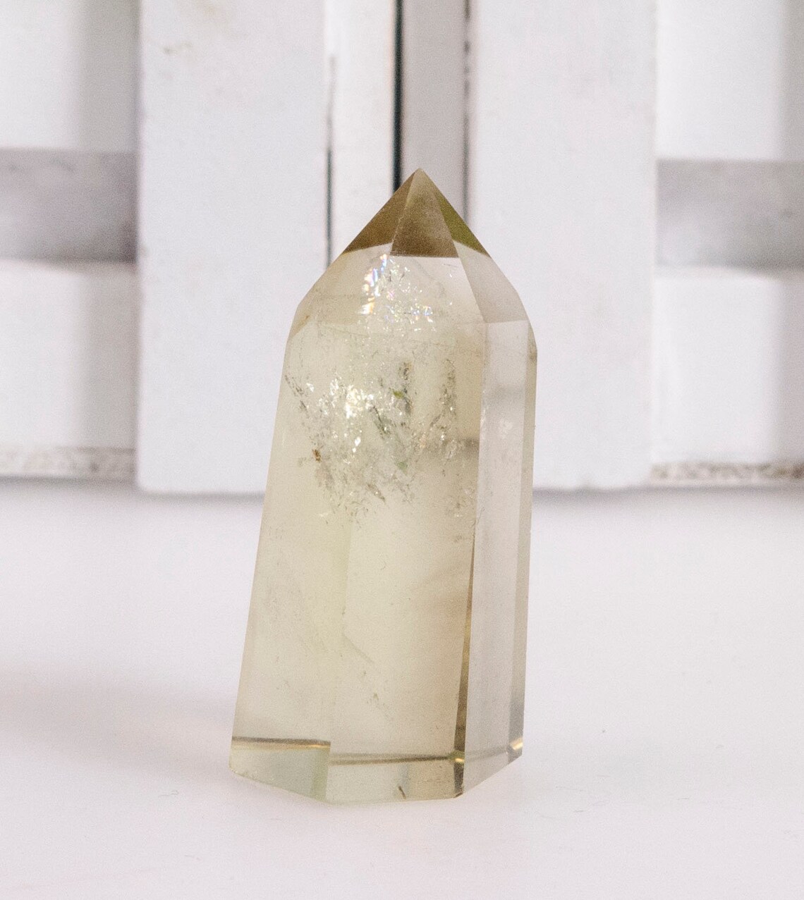 Clear Citrine Tower Rare Beautiful Natural Crystal Yellow - Etsy