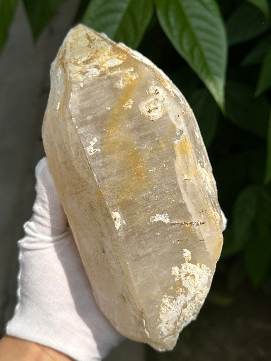 Natural 3.86lbs Golden Himalayan Double Terminated Crystal/energy ...