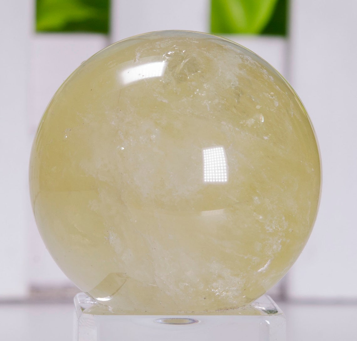 1.33'' Rare Rainbow Citrine Sphere Shinny Yellow - Etsy