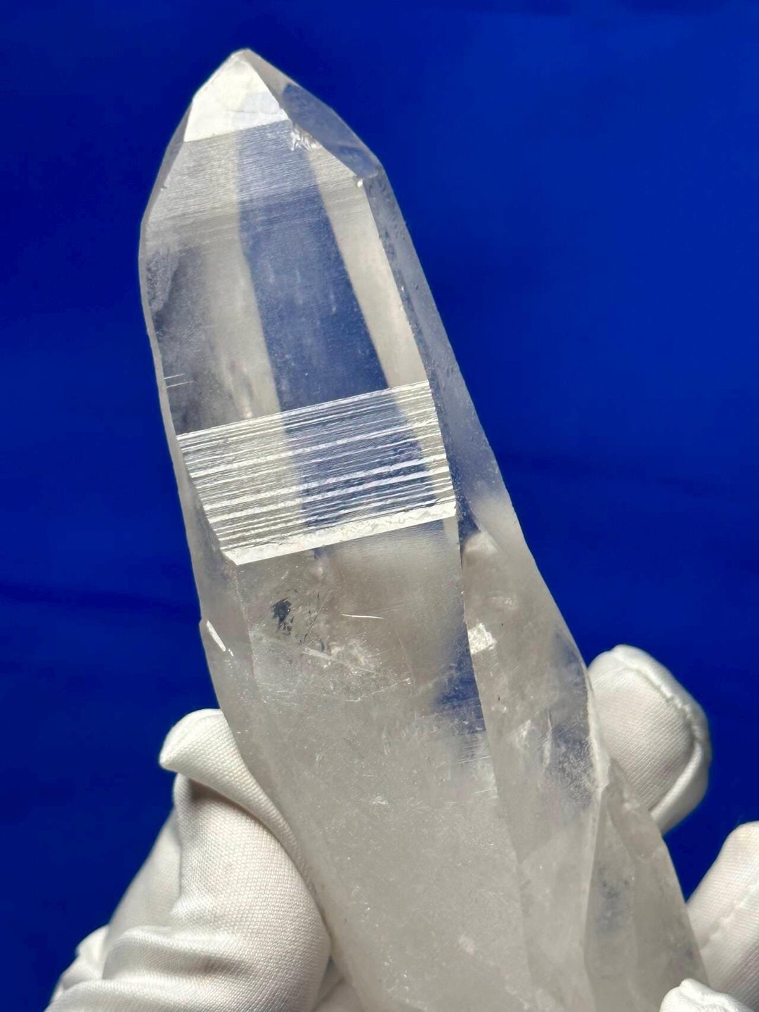 4.84” Natural Clear Lemurian Quartz/record-keeper Crystal/chakra Laser ...
