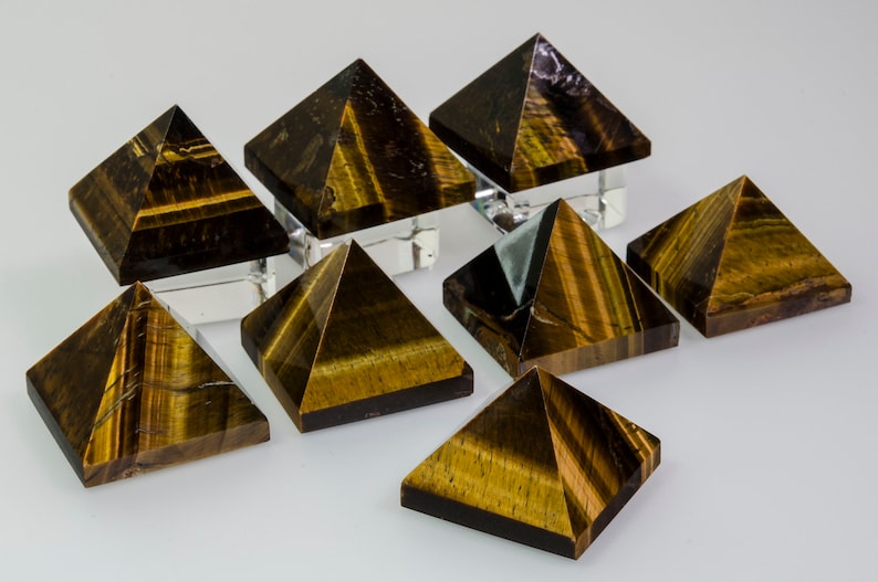 Wholesale Tiger Eye Pyramid Rare Beautiful Natural Gemstone | Etsy