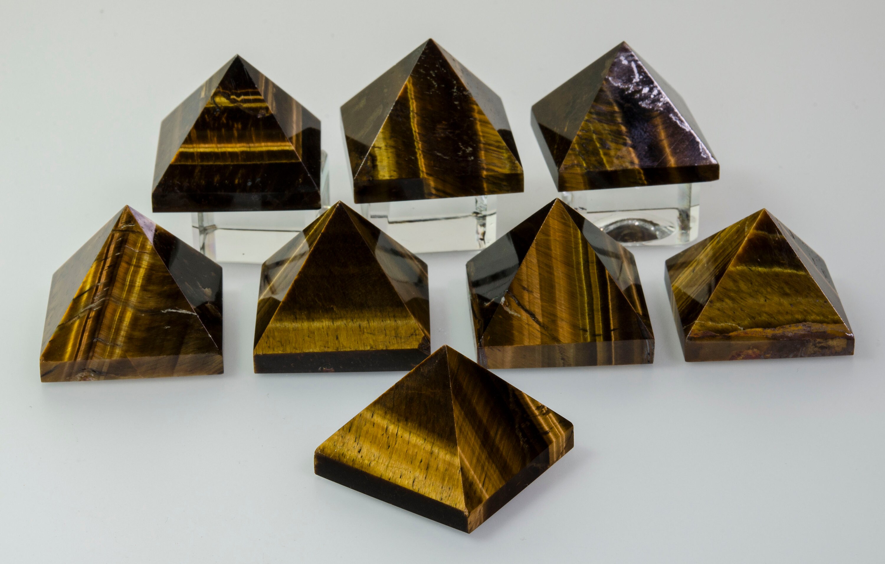 Wholesale Tiger Eye Pyramid Rare Beautiful Natural Gemstone | Etsy