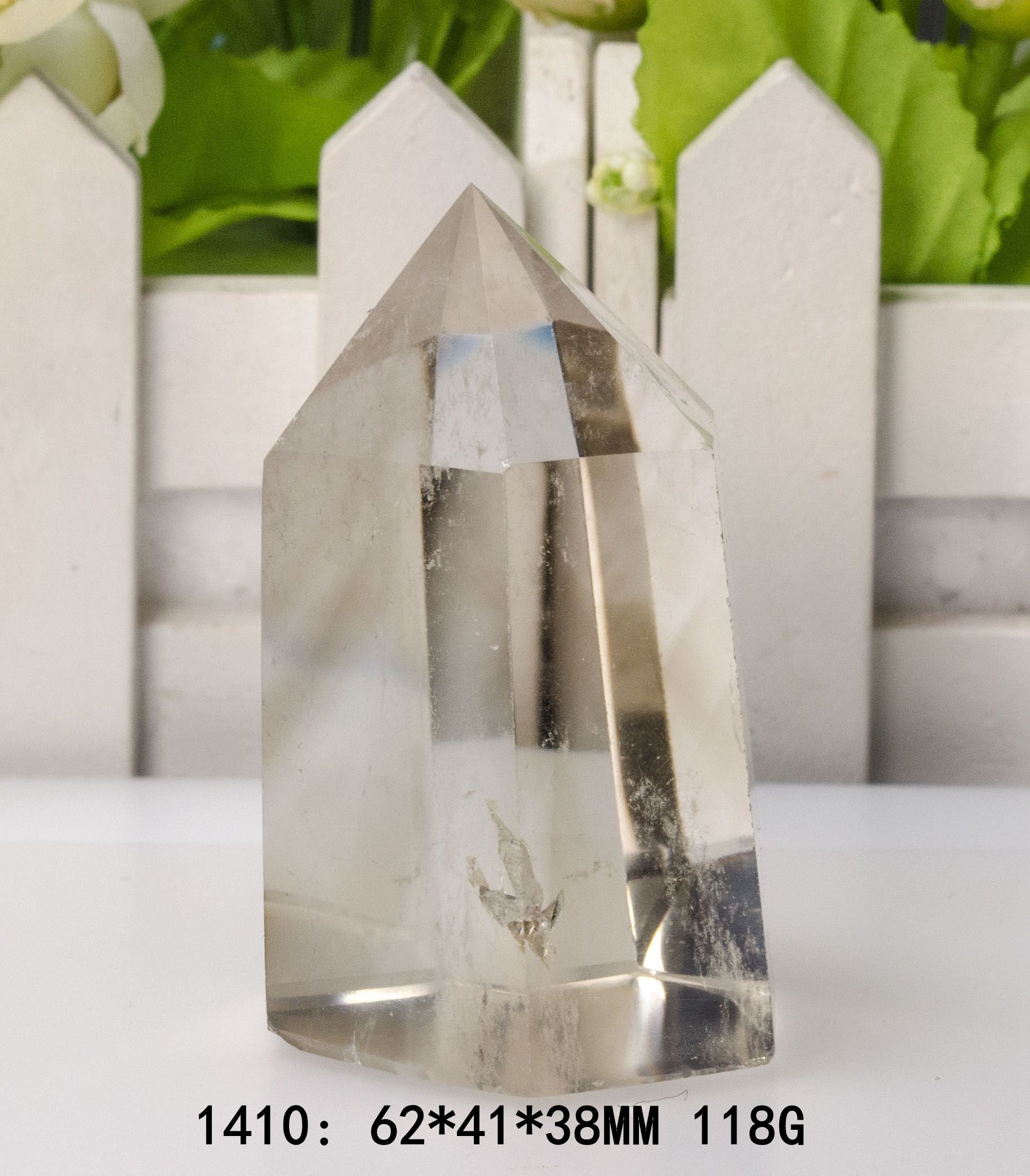 SUPER Chakra Clear Ice Quartz Towers and Obelisk Some Rainbows Low ...