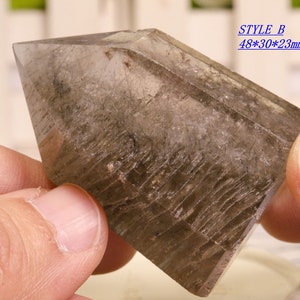 Natural Milk Phantom Quartz Point and Browness Thousand Layer Crystal ...