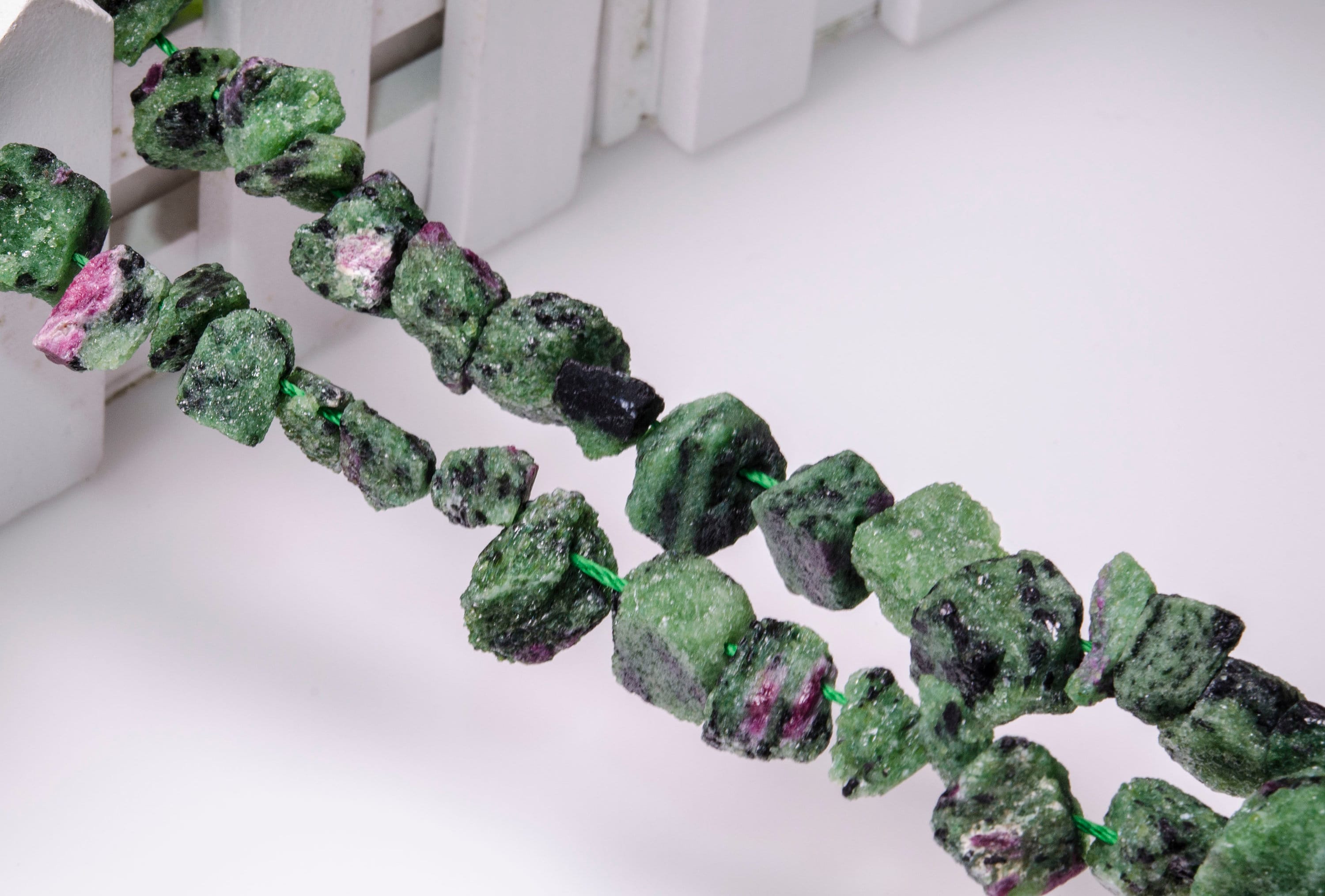 Raw Rough Natural Stone Loose Beads Center Drilled Crystal Healing ...
