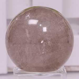 Clear Golden Rutilated Quartz Sphere Mixed With Silver Rutilated ...