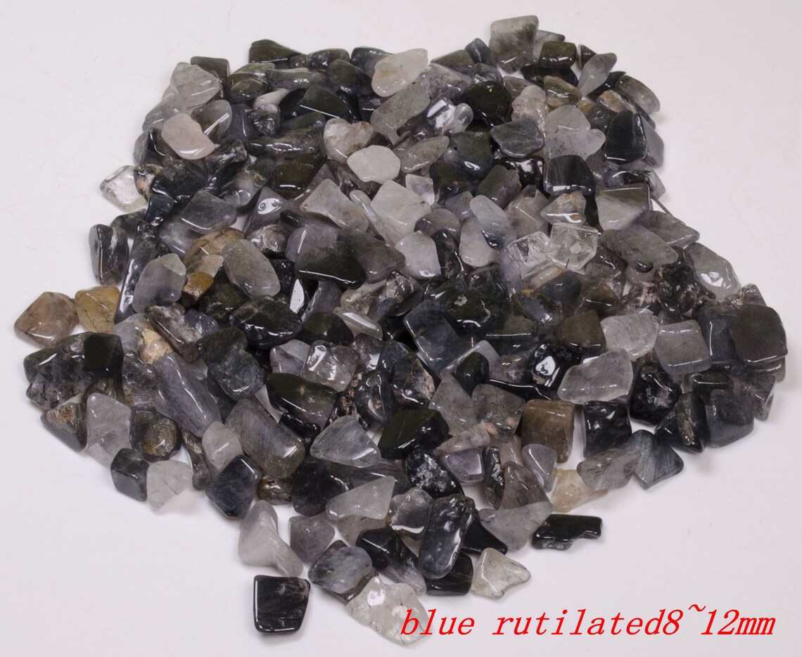 Bulk Lot Blue Rutilated /natural Gemstone/tumbled Loose - Etsy