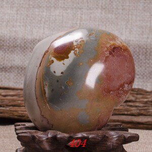 1PC Ocean Stone Heart Beautiful Natural Gemstone Love Stone Polished ...