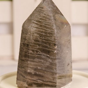 Natural Milk Phantom Quartz Point and Browness Thousand Layer Crystal ...