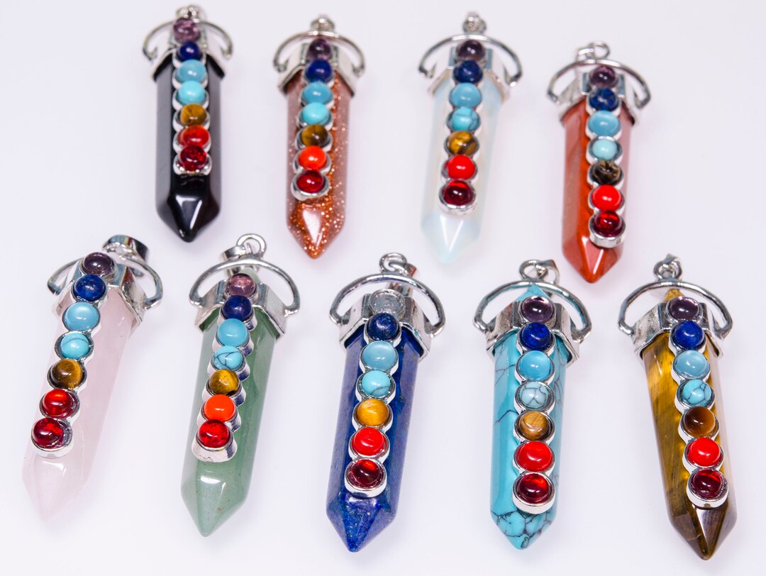 Natural Gemstone Crystal Point Stone Point Double Terminated Polished ...