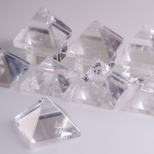 Wholesale Clear White Quartz Pyramid Rare Beautiful Natural Gemstone ...