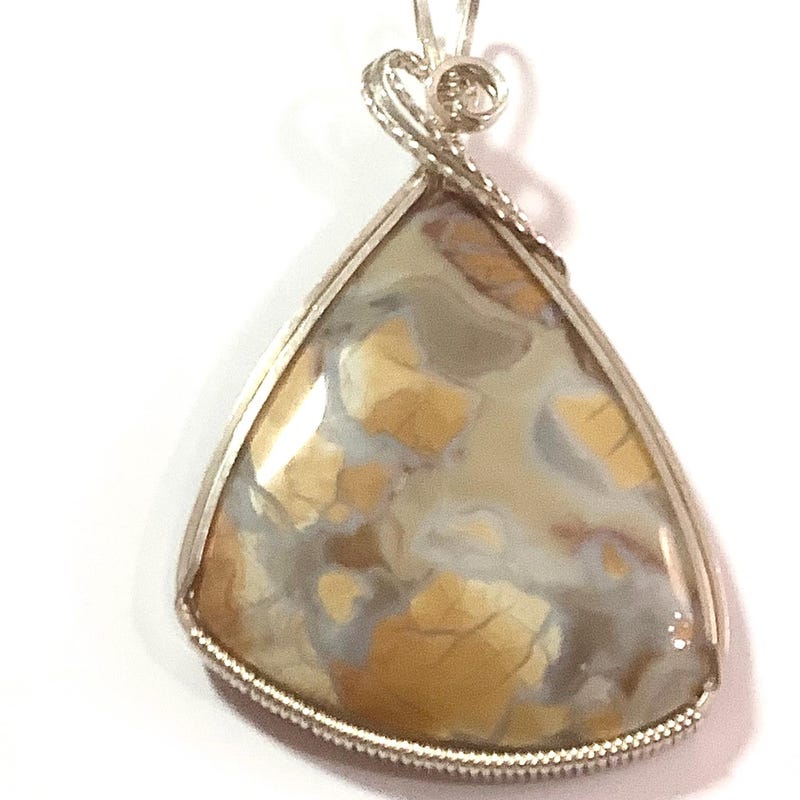 California Jasper Pendant - Etsy