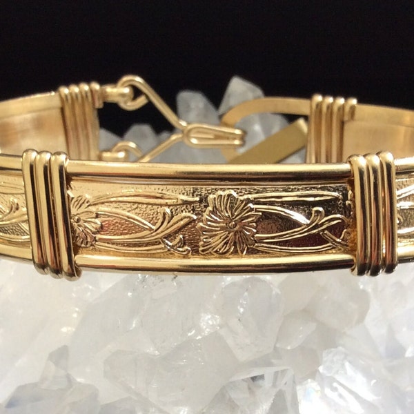 Embossed Bracelet - Etsy