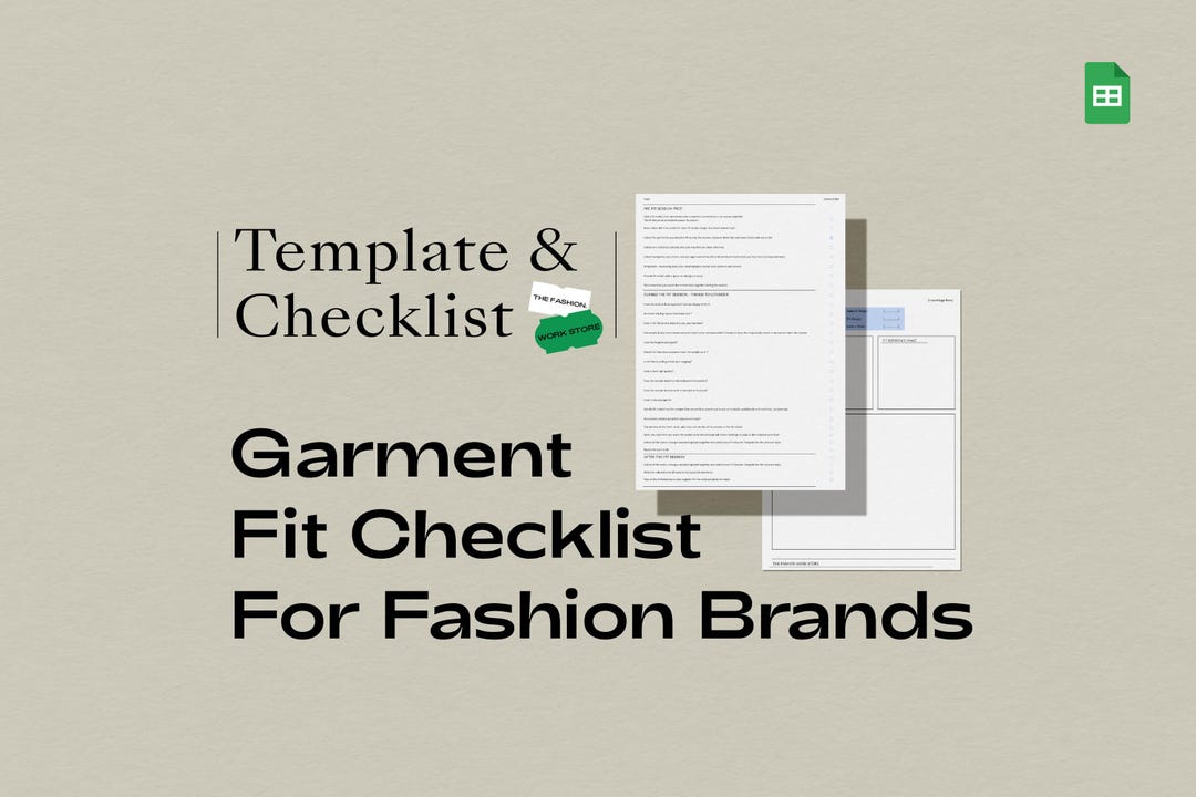 Garment Fit Session Prep Checklist for Fashion Designers – Google ...