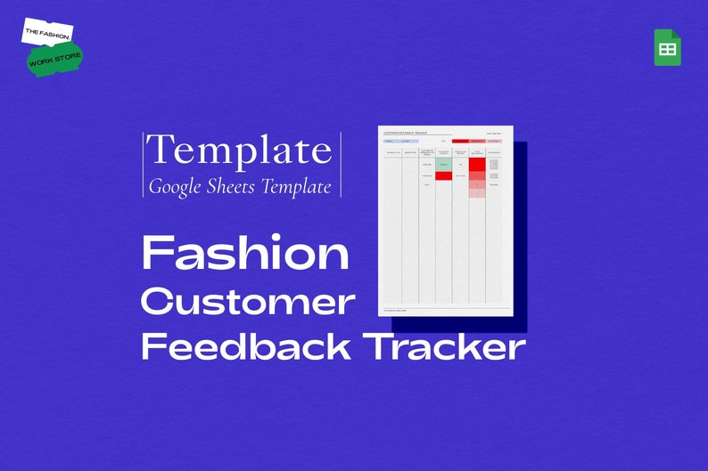 Customer Feedback Tracker – Google Sheets Template - Etsy