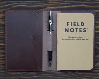 Field Notes Cover, Personalized Field Notes Cover, Leather Field Notes ...