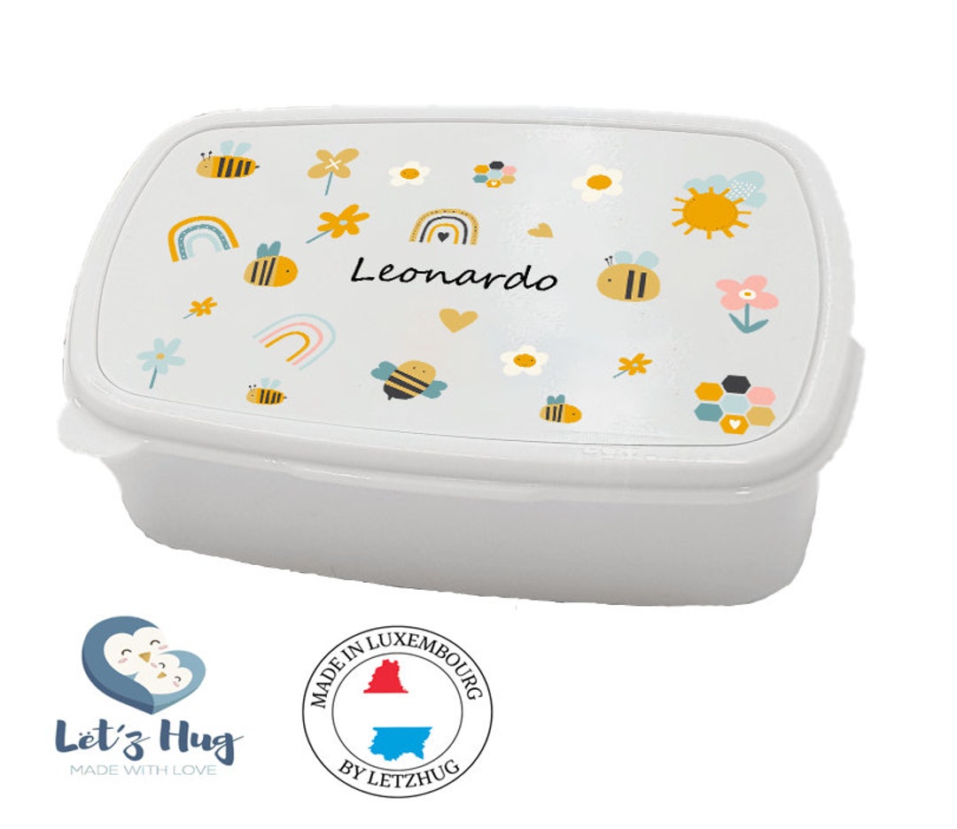 Personalized Bee Back to School Snack Box, Lunch Box, Bee, Meal Box - Etsy