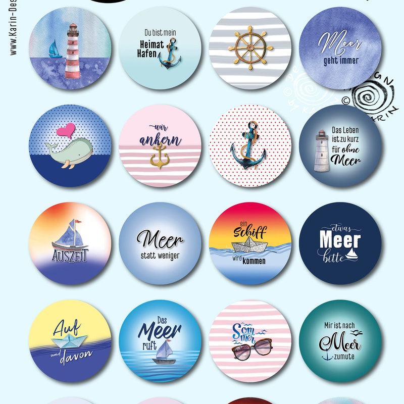 58mm Pin Template - Etsy
