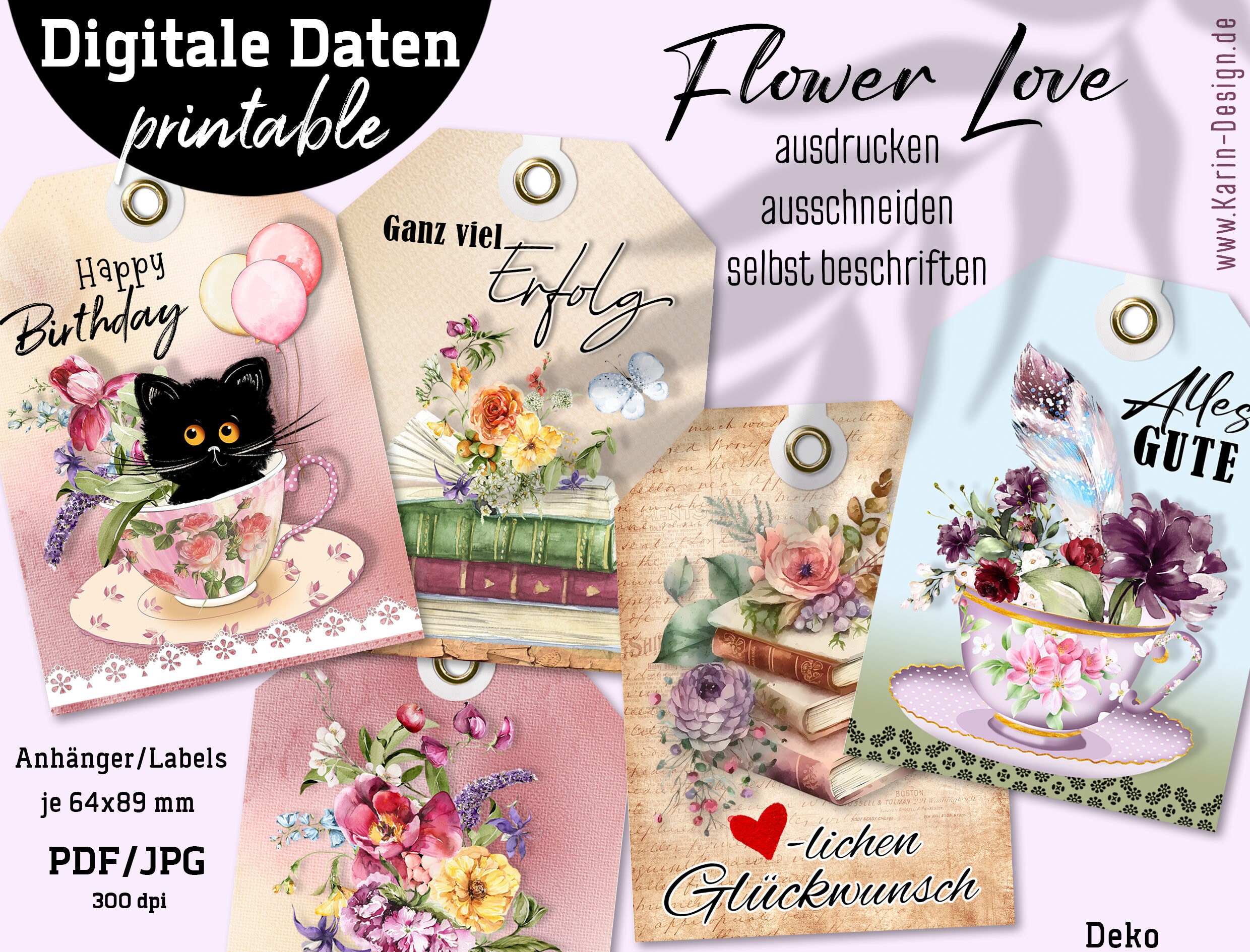 Vintage Tag Labels Digital Tags Labels Labels 8x Journal - Etsy