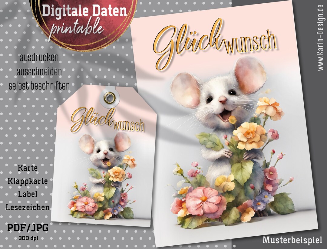 Congratulations Card Folding Card Labels Bookmarks - Etsy