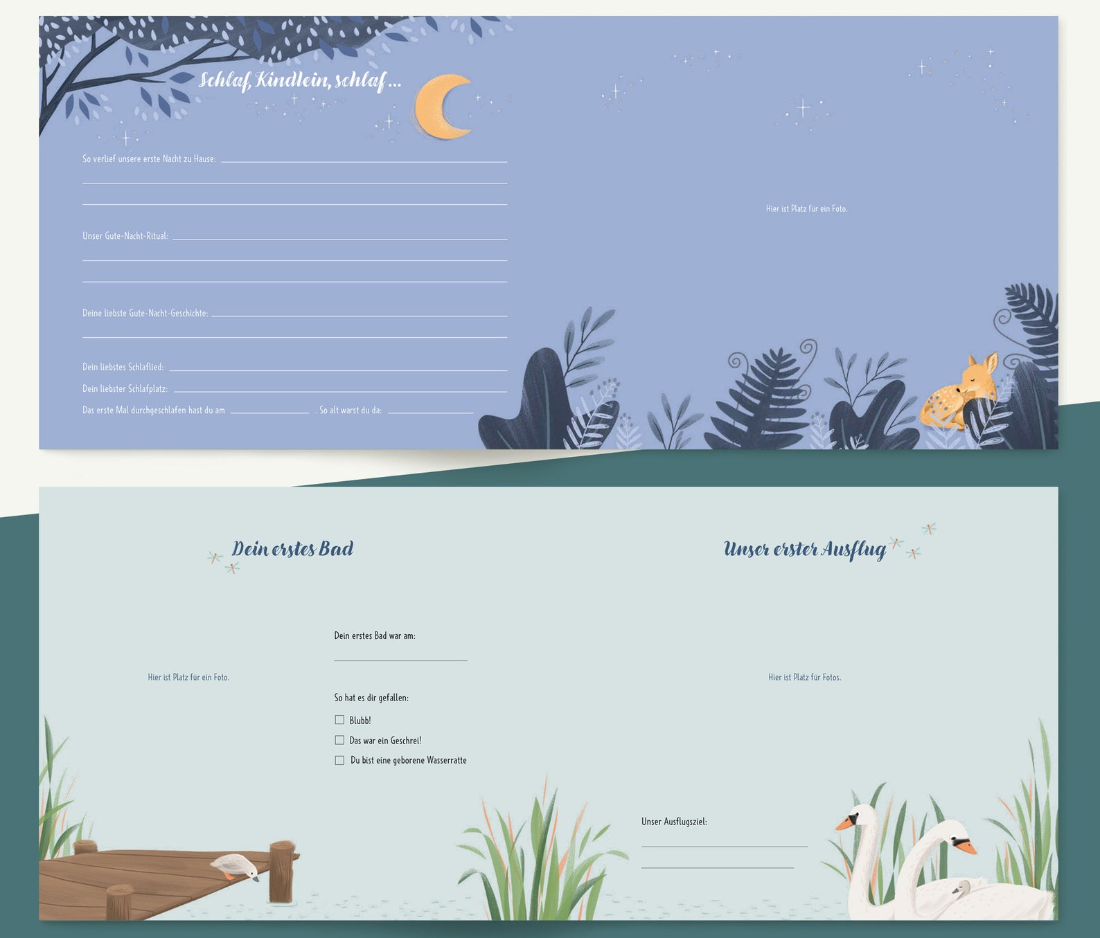 Hello Little Darling Your Baby Album / Baby Diary / Baby | Etsy