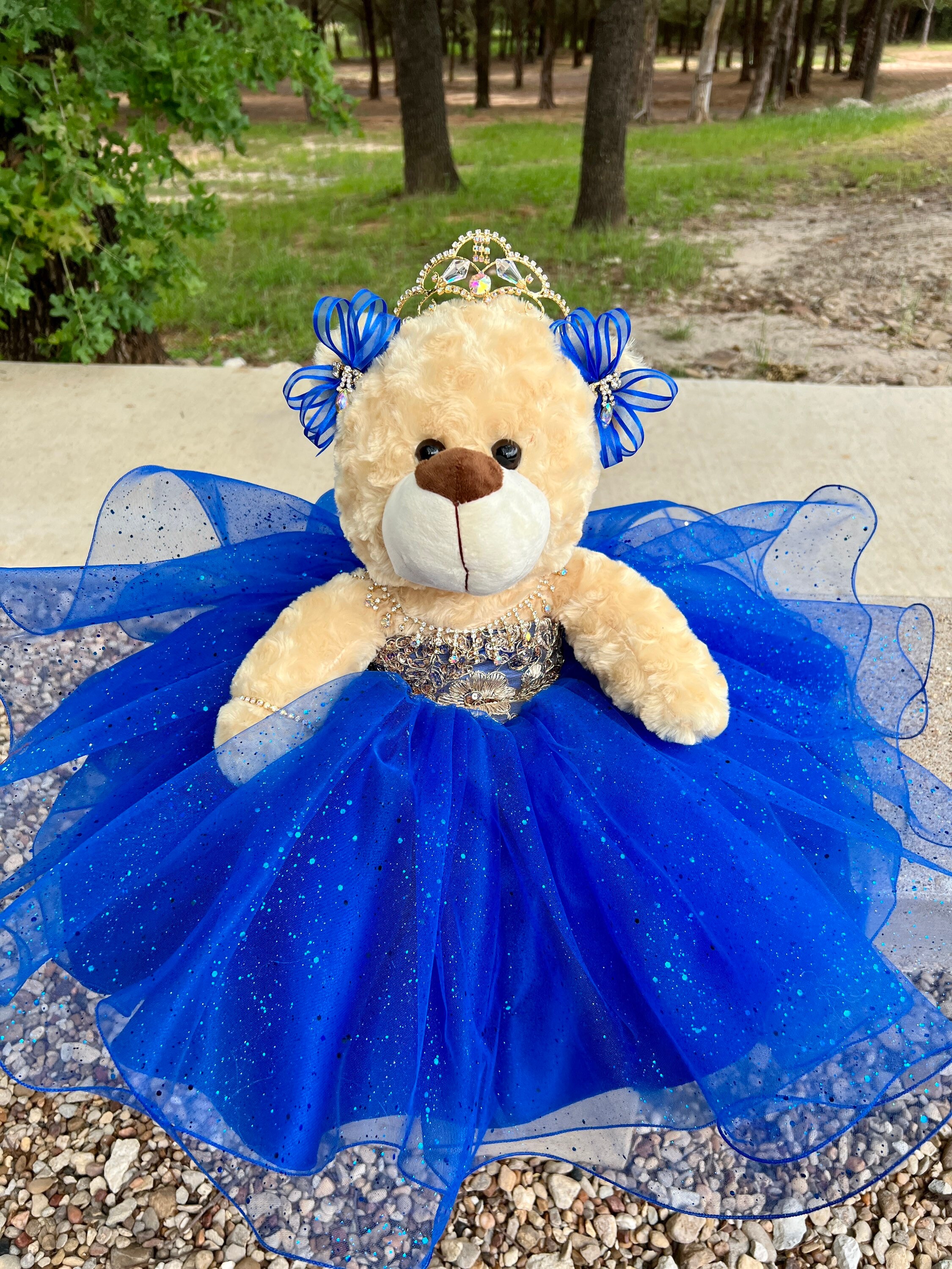 17 Royal Blue Quinceanera Last Teddy Bear Toy Qbr2rb Etsy