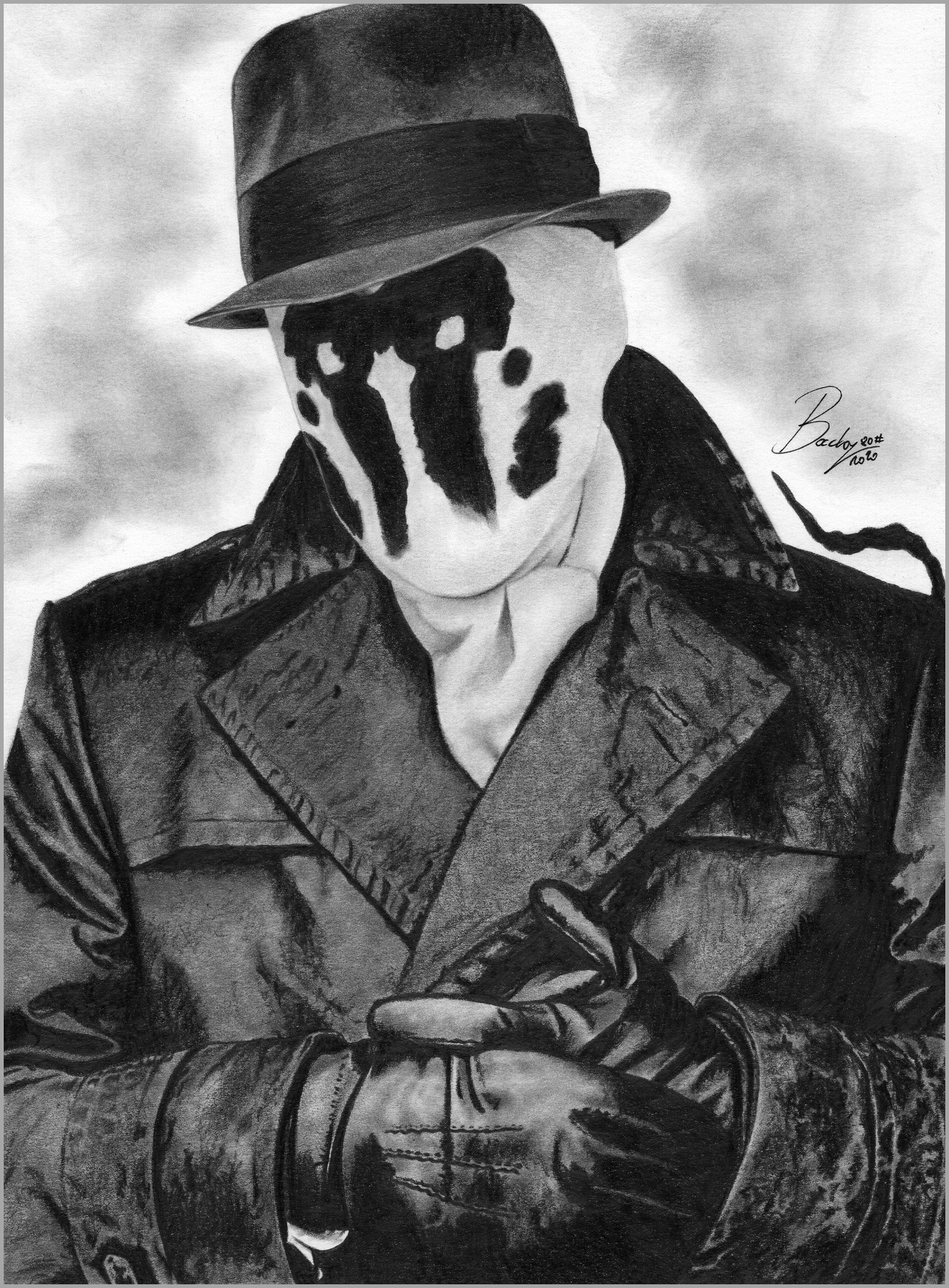 Print pack from my original graphite pencil draw of Watchmen | Etsy