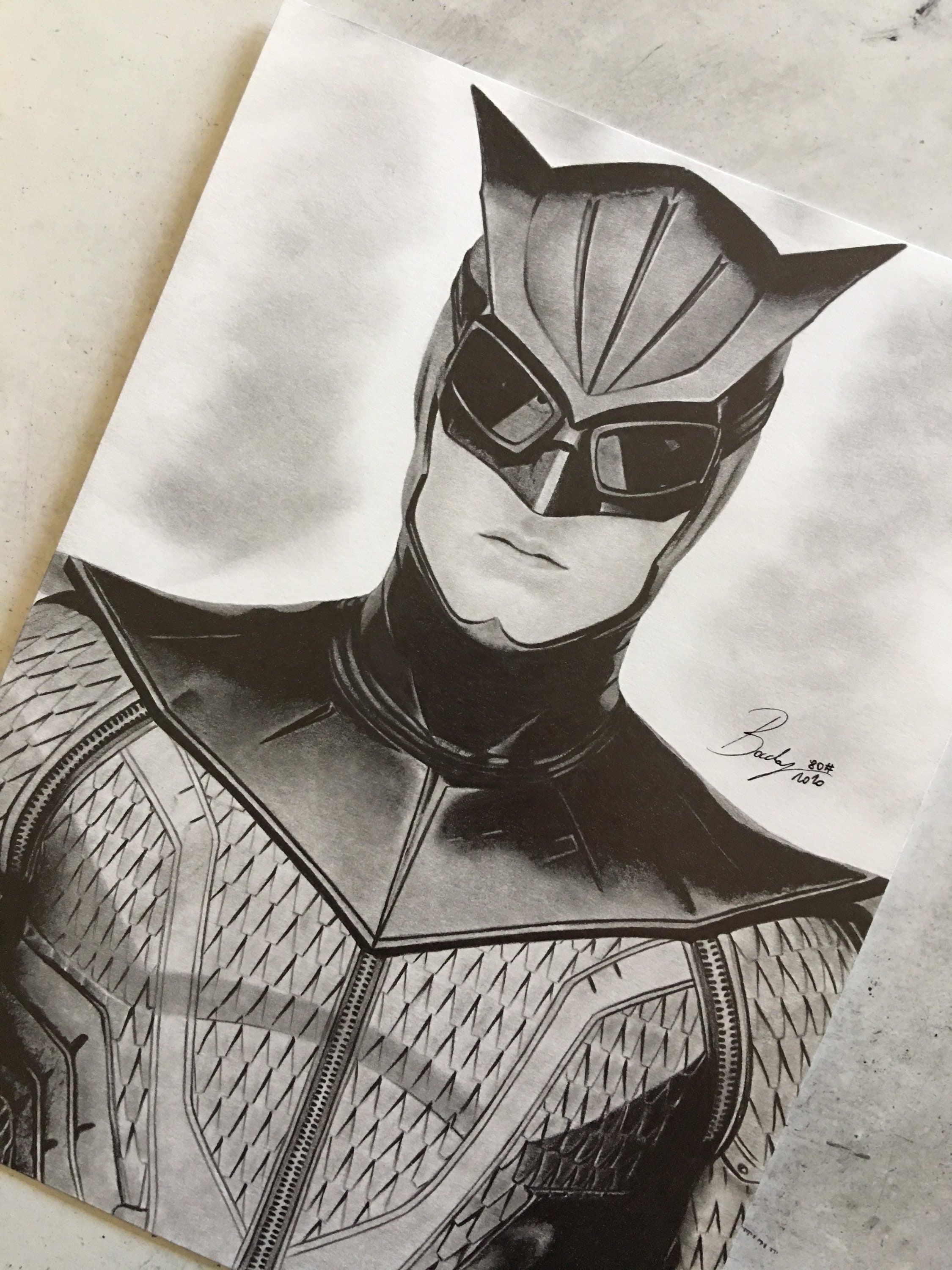 Night Owl Watchmen Drawing