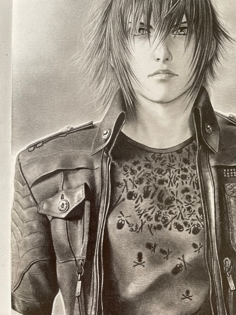 Final Fantasy Art Collection-original Graphite Pencil Drawing - Etsy