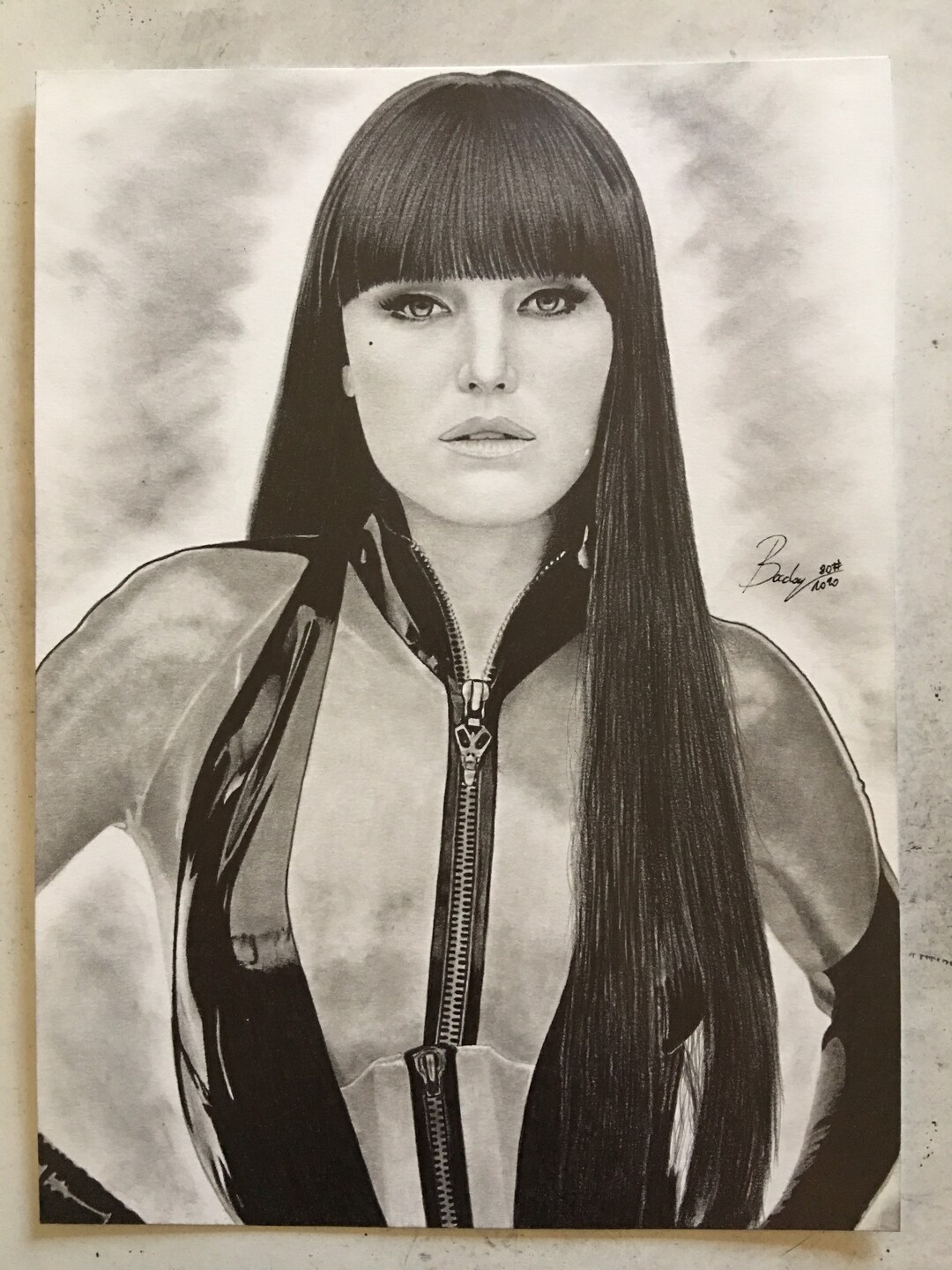 Watchmen Art Collection-original Graphite Pencil Drawing of Silk ...