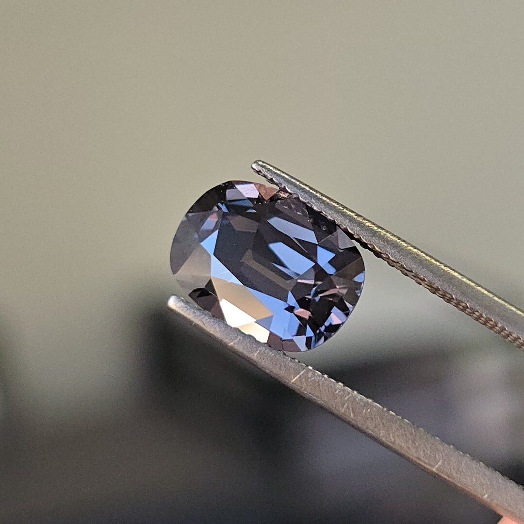 Natural Gray Spinel, 3.12ct. Cushion Cut Spinel From Burma. CD1536 - Etsy