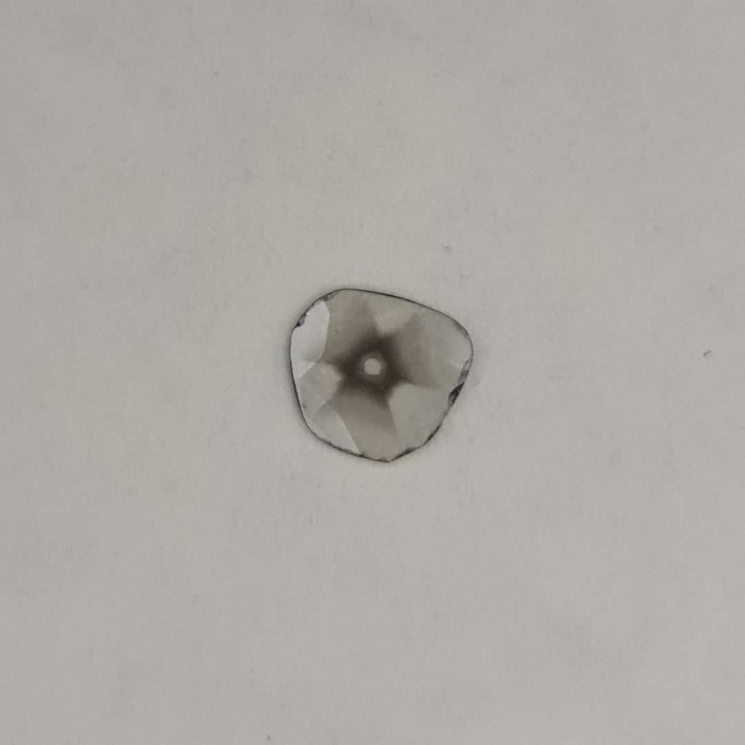 Trapiche Diamond. Rare Collectable. Trapiche Diamond Slice. 0.10ct ...