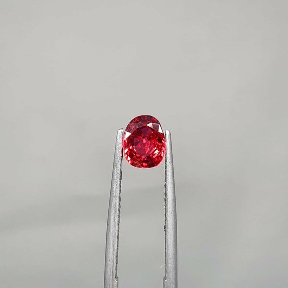 Vivid Red Spinel 1.00ct. Rare color. Native cut. | Etsy
