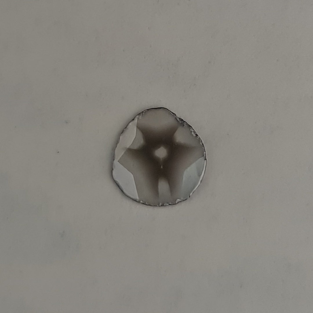 Rare Trapiche Diamond Slice: Natural Collector's Gemstone (0.11ct) - Etsy