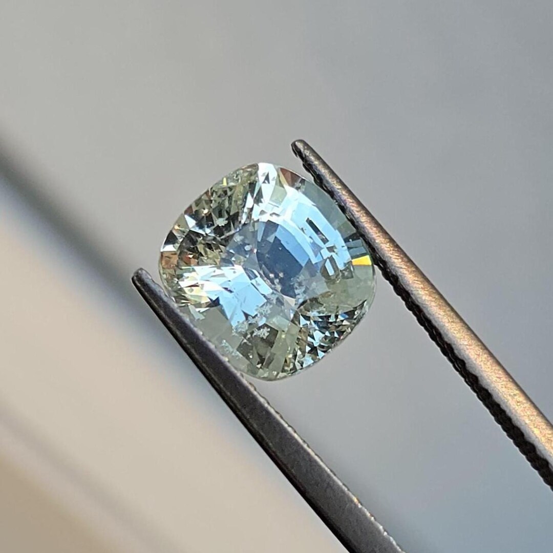 Natural Leuco Garnet, Near Colorless Grossular Garnet, Faint Yellowish ...