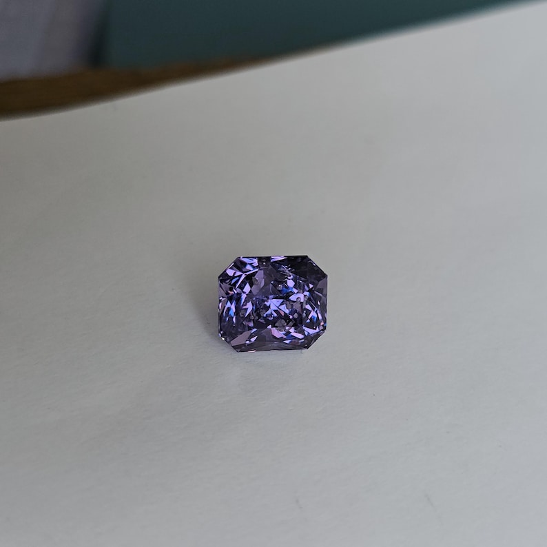 Natural Purple Spinel Gemstone, 6.16ct Octagon Lavender Spinel - Etsy