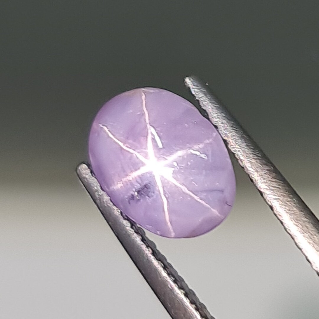 Natural Star Sapphire, Natural No Treatment. 4.46ct. Light Purple Gray . Origin: Burma. CD232 - Etsy