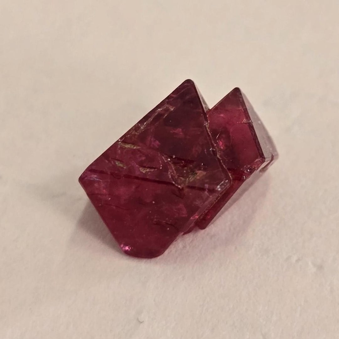 Natural Spinel Octahedral Crystal, Natural Red Spinel Crystal From ...